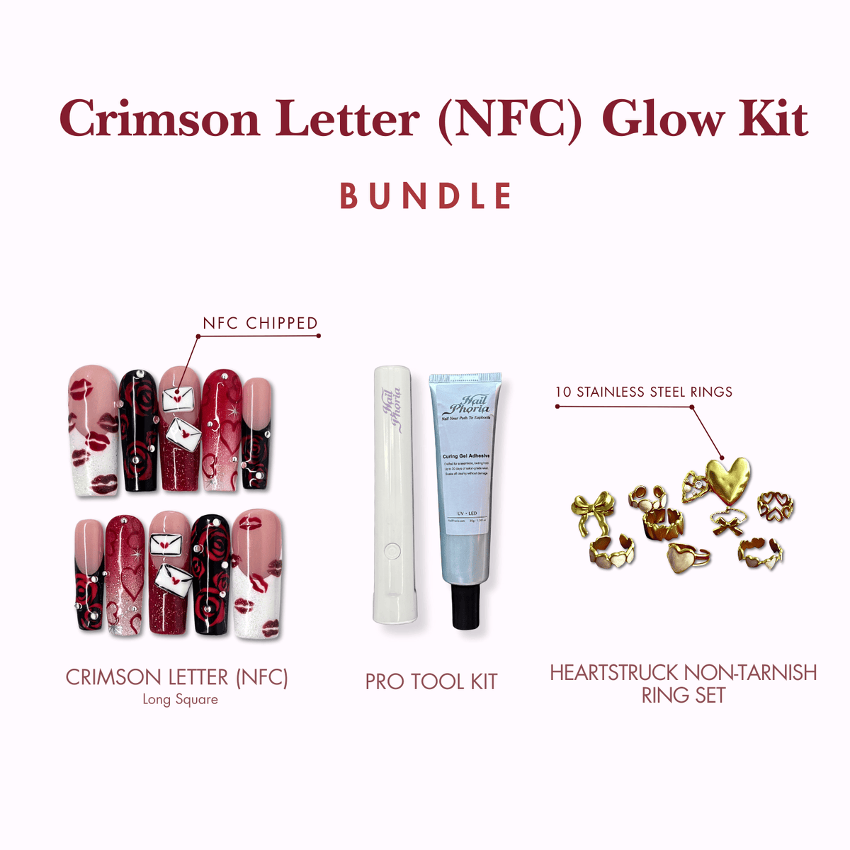 Crimson Letter (NFC) Glow Kit – NailPhoria